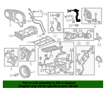55488381 - Engine Oil Cooler Coolant Outlet Hose 2014-2015 Chevrolet ...