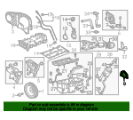 2014-2015 Chevrolet Cruze Crankshaft Rear Oil Seal Protective Cover ...