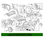 2014-2015 Chevrolet Cruze Oil Pan Drain Plug 55588255 GM ...