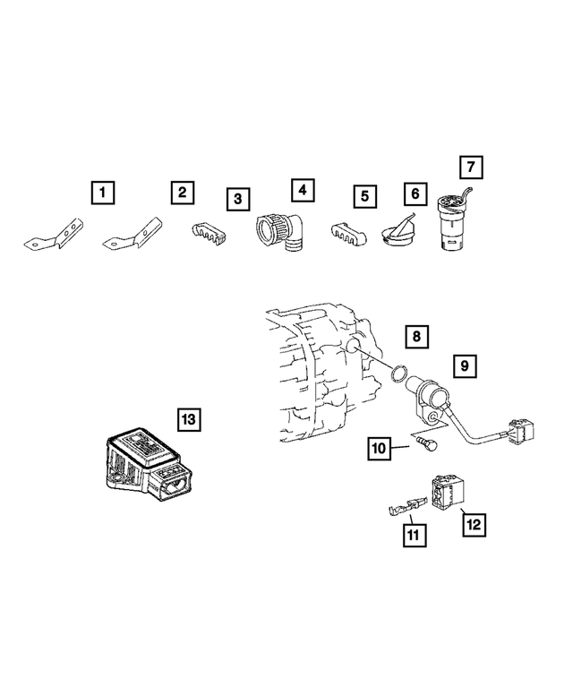 2004-2006 Dodge Acceleration Sensor 5120342AA | Mopar eStore