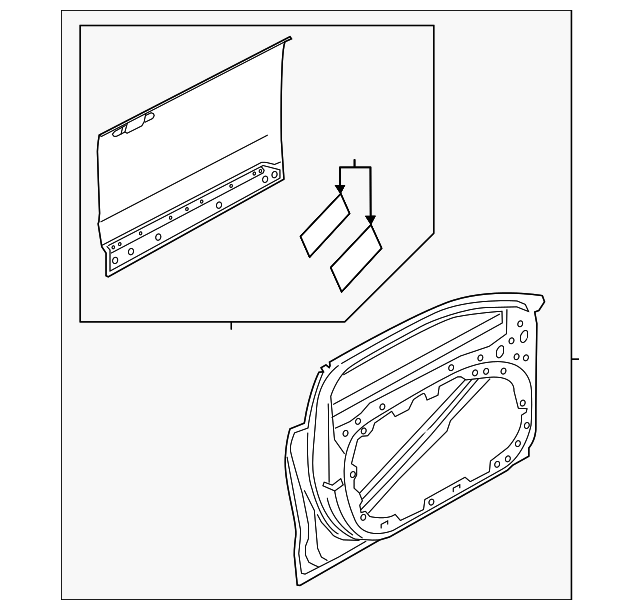 2019-2023 Volvo Door Shell 32404340 | TascaParts.com