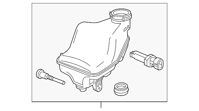 2015-2020 GM Brake Master Cylinder Reservoir Kit with Switch, Grommet ...