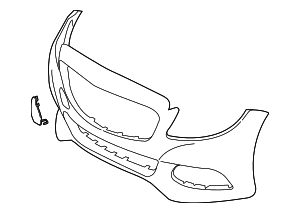 2015-2018 Mercedes-Benz Bumper Cover 205-880-05-40-65-9999 | MB OEM Parts