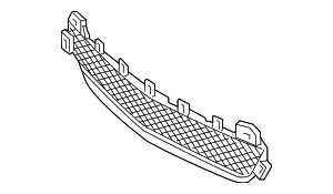 2015-2018 Mercedes-Benz Lower Grille 205-885-04-23 | MB OEM Parts