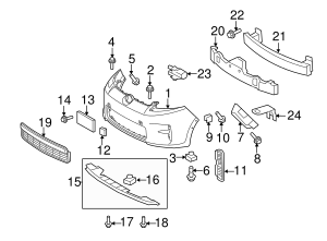 Toyota OEM Grille Radiator Lw Part# 53112-12260 | OEM Vehicle Parts