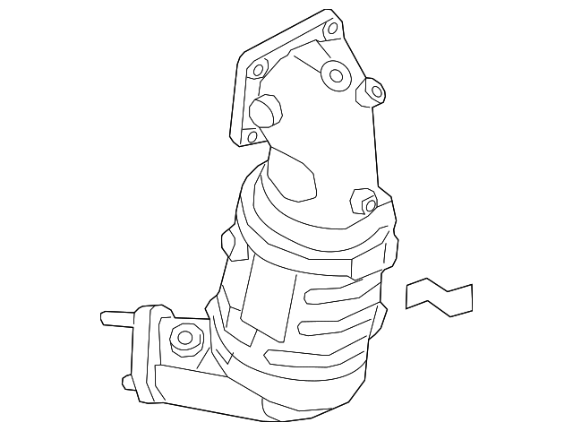 2016-2018 Kia Sorento Catalytic Converter 28510-2G515 | QuirkParts