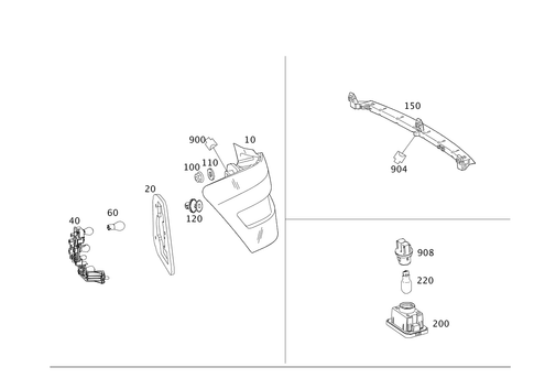 Rear Illumination for 2011 Mercedes-Benz GLK 350 | Mercedes-Benz USA Parts