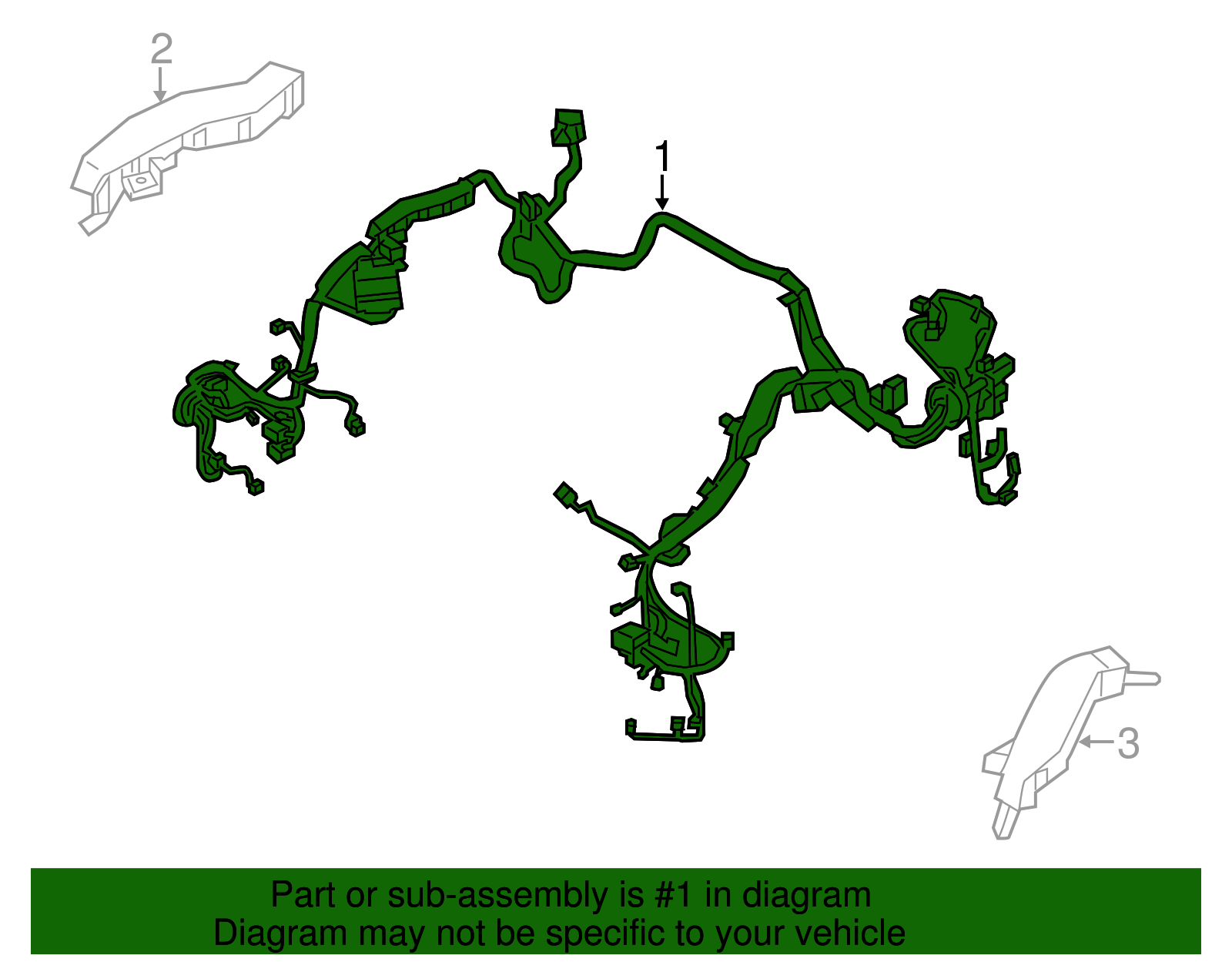 24012-6HJ4B - Engine Harness 2018-2019 Infiniti Q50 | INFINITI Parts ...