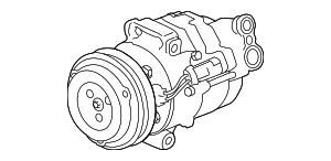 42783863 GM Air Conditioning Compressor | GM Parts Store