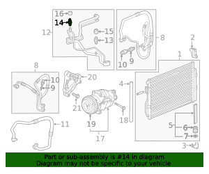 2012-2022 GM Air Conditioning System Valve Core 96961783 | Auto Parts ...