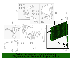 95286873 - Air Conditioning Condenser 2012-2018 Chevrolet Sonic ...