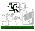 2012-2020 Chevrolet Sonic Air Conditioning Evaporator Hose 95933266 GM ...