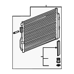 2012-2018 Chevrolet Sonic Air Conditioning Condenser 95286873 GM ...