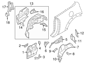 41-00-7-430-329 - Holder - 2016-2023 Mini Cooper | BMWPartsHub