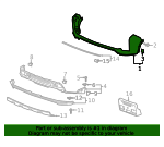 2020-2023 Chevrolet Front Upper Bumper Cover 84678988 | GMPartsDirect.com