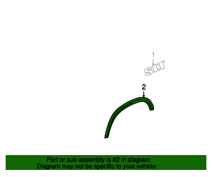 22865048 GM Primed Passenger Side Rear Fender Flare | GM Parts Store