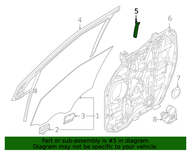 82554-R0000 - Lower Guide 2022-2023 Kia Carnival | Kia.Parts Store