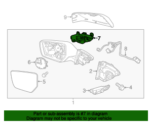 22936930 - OEM GM Turn Signal Lamp | GMPartsCenter.net | GM Parts Center