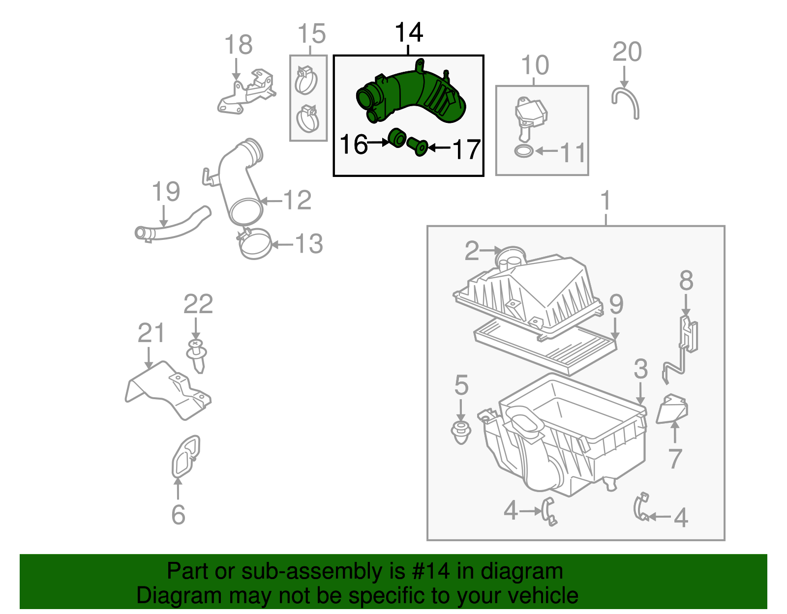 L33X-13-230A - Intake Pipe - 2007-2013 Mazda 3 | Mazda Swag
