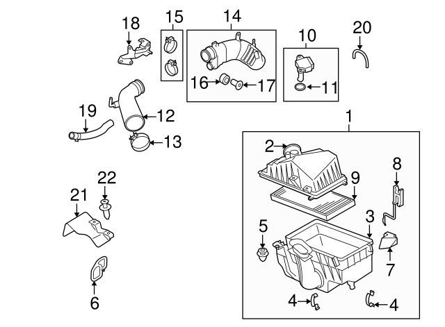 L33X-20-65X - Intake Pipe Bracket - 2007-2009 Mazda 3 | MazdaSwag