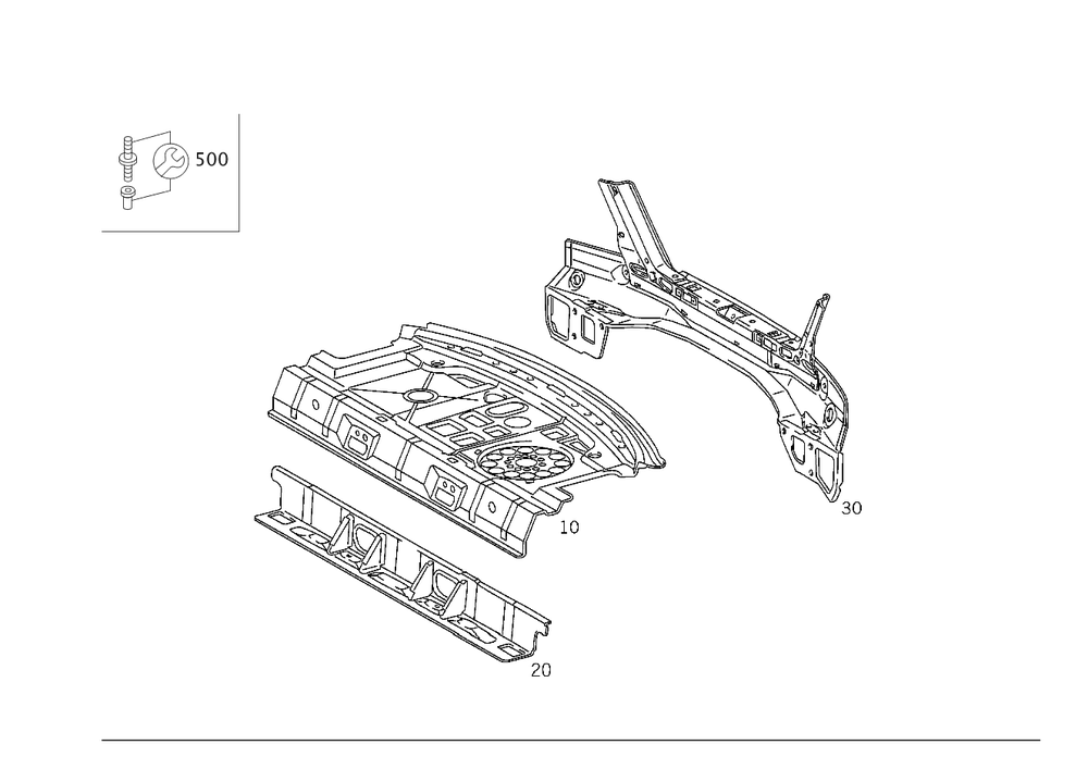 209-640-04-71 - Paneling 1998-2008 Mercedes-Benz | Mercedes-Benz USA Parts