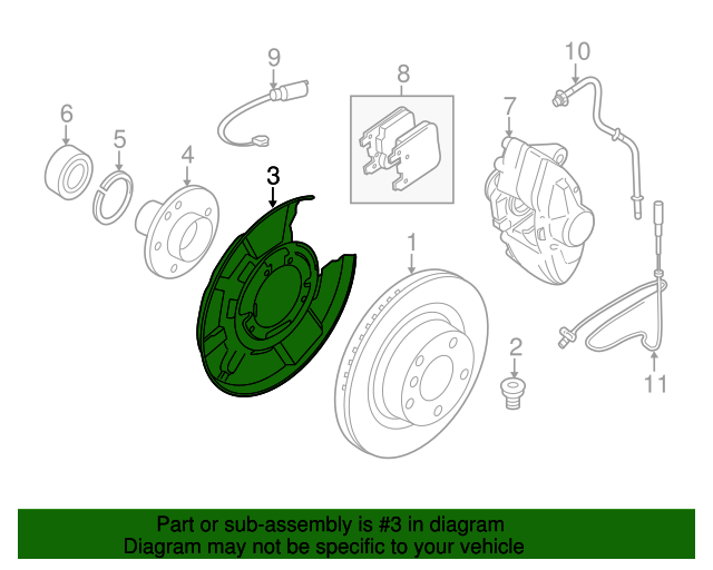 2006-2020 BMW Splash Shield 34216792248 | OEM Parts Online