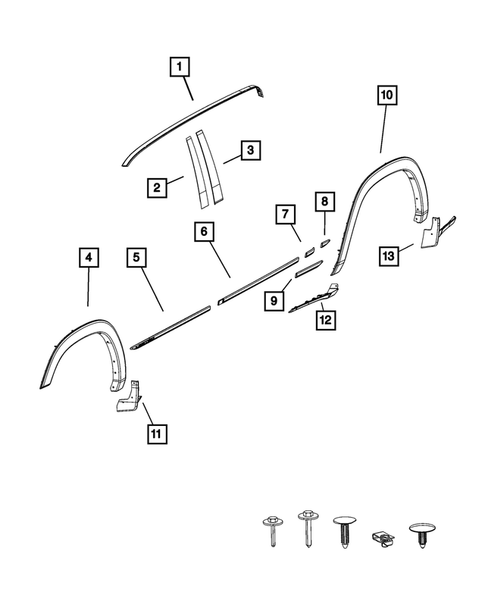 Moldings and Ornamentation for 2021 Ram 1500 | Mopar Factory Parts
