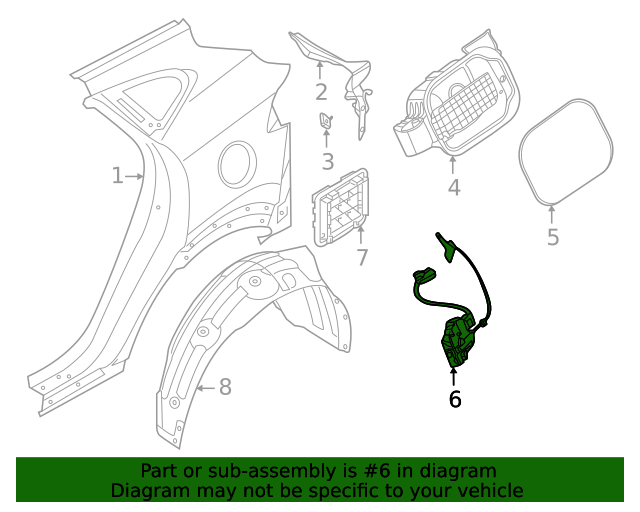 81560-N9000 - Actuator 2022-2024 Hyundai Tucson | AutoNation Parts
