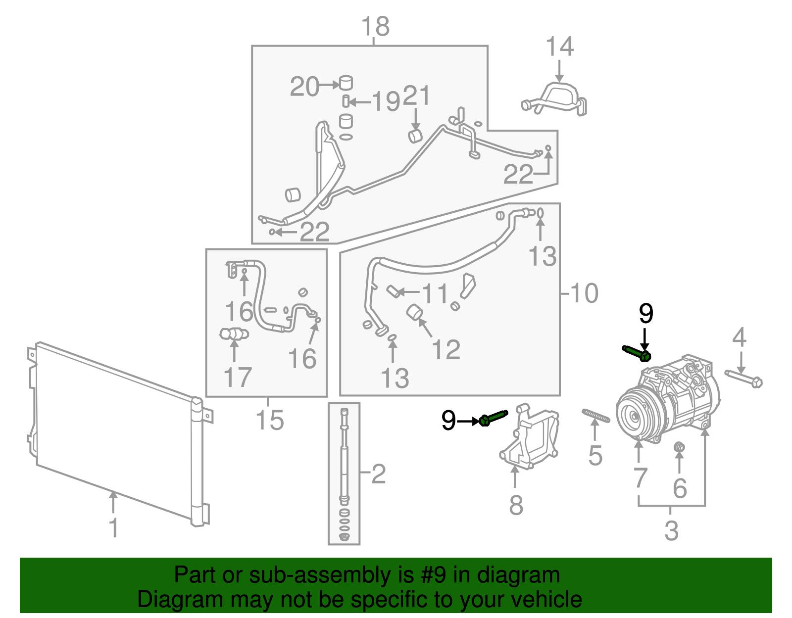 2004-2024 GM M10x60 Multi-Purpose Bolt 11518630 GM | GMPartsDirect.com