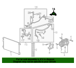 2007-2012 GM Air Conditioning Evaporator Thermal Expansion Valve Tube ...
