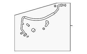 2009-2012 GM Air Conditioning Refrigerant Suction Hose 19433113 GM ...