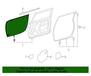 67112-35180 - Outer Panel - 2007-2014 Toyota FJ Cruiser | OEM Parts Quick
