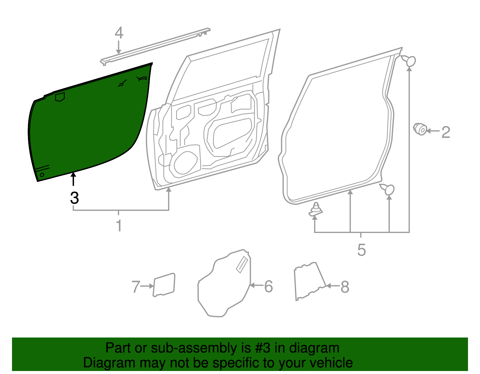 67112-35180 - Door Outer Panel 2007-2014 Toyota FJ Cruiser | AutoNation ...