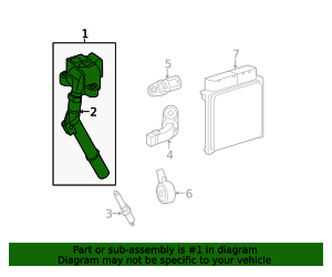 264-906-12-00 - Coil 2019-2023 Mercedes-Benz | Mercedes-Benz USA Parts