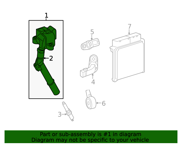 264-906-12-00 - Direct Ignition Coil 2019-2023 Mercedes-Benz ...