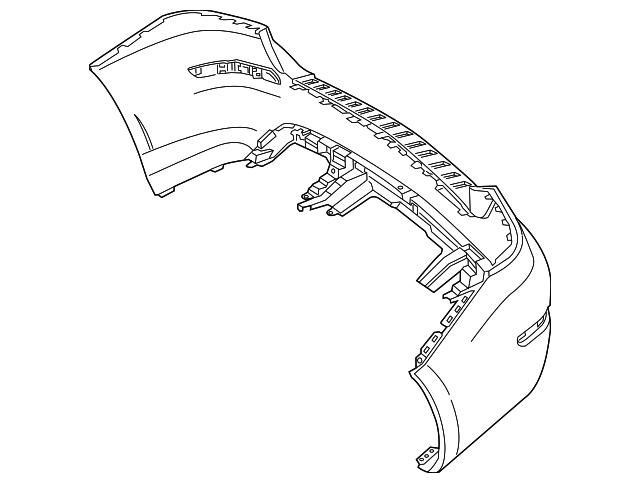 204-885-91-38-9999 - Bumper Cover 2014-2015 Mercedes-Benz | Mercedes ...