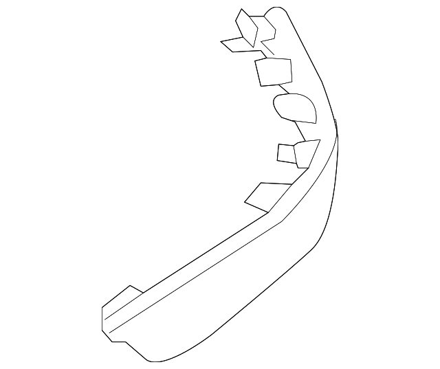 204-820-03-74 - Reflector 2013-2015 Mercedes-Benz | Mercedes-Benz USA Parts