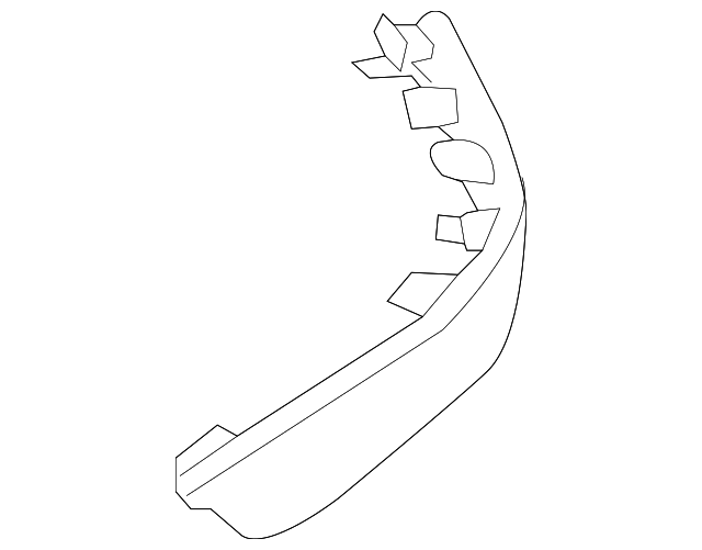 204-820-04-74 - Reflector 2013-2015 Mercedes-Benz | Mercedes-Benz USA Parts