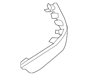 204-820-04-74 - Reflector 2013-2015 Mercedes-Benz | Mercedes-Benz USA Parts