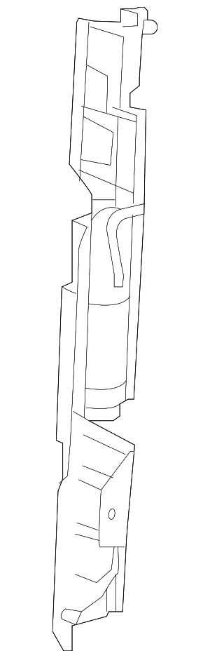 2019-2024 GM Driver Side Radiator Air Baffle 23390797 | GMPartsDirect.com