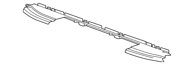 Lower Radiator Air Baffle 84981206 | TascaParts.com