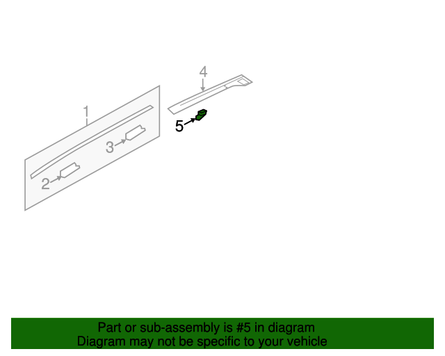 LR092038 - Upper Pillar Trim Retainer 2005-2023 Land Rover ...