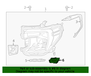 2019-2022 GM Headlamp LED Driver Module 84547823 GM | GMPartsDirect.com