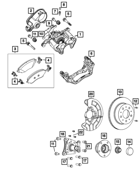 Rear Brakes for 2022 Ram ProMaster 2500 | Mopar Estores