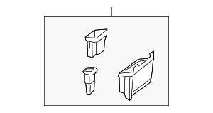176-680-10-50-9H68 - Storage Compartment 2014-2019 Mercedes-Benz ...