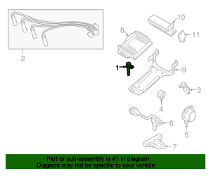 2000-2004 Volvo Ignition Coil 1275602 | TascaParts.com