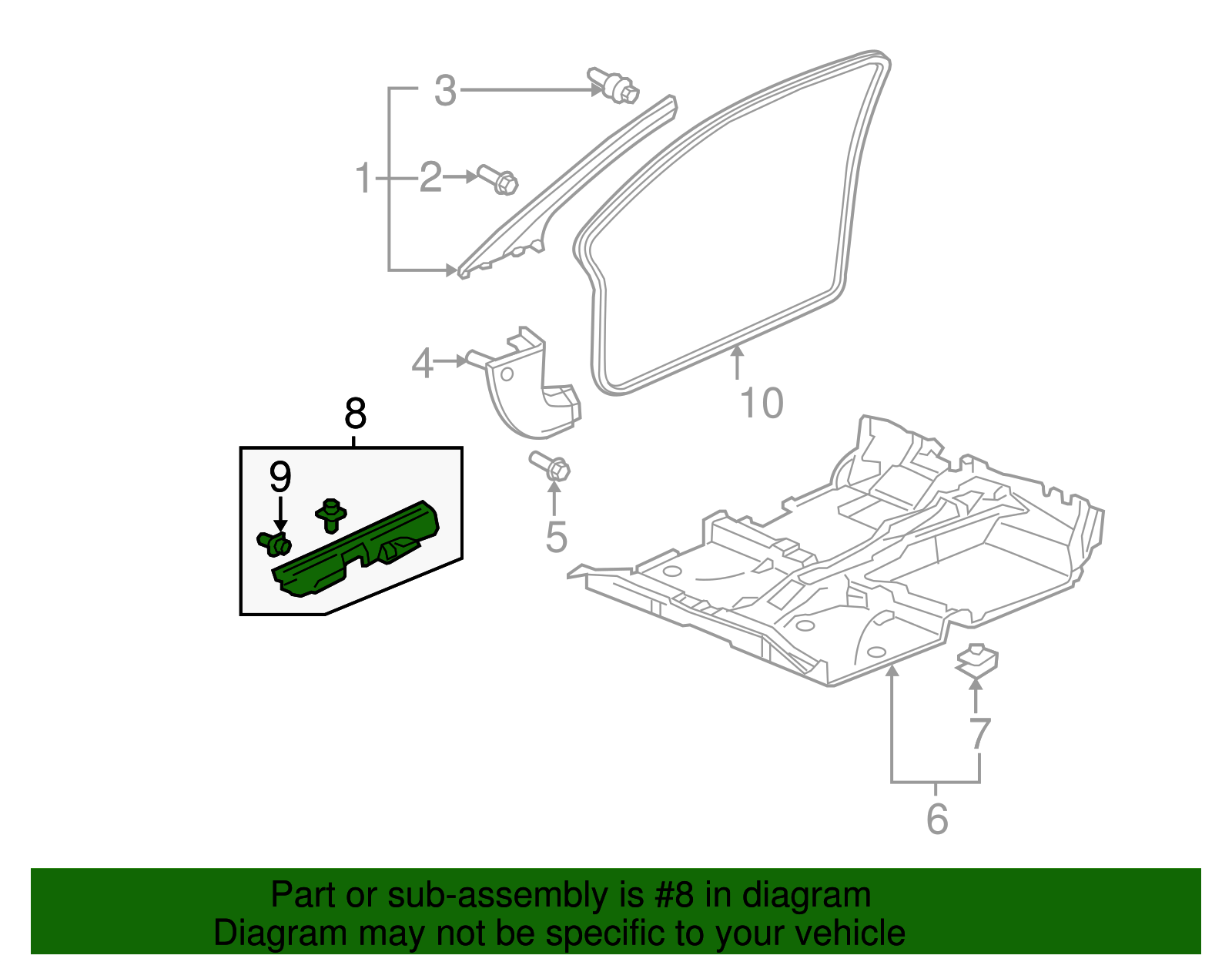 84251-SNA-A01ZE - Door Sill Plate 2006-2008 Honda Civic | Honda Parts ...