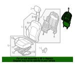 2013-2018 Hyundai Santa Fe Sport Seat Back Panel 88390-4Z010-RYN | OEM ...