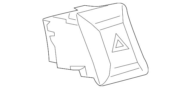 84332-02390 - Hazard Switch - 2019-2024 Toyota | OEM Genuine Toyota Parts
