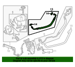 2011-2019 GM Power Brake Booster Inlet Hose Assembly 84073999 GM ...